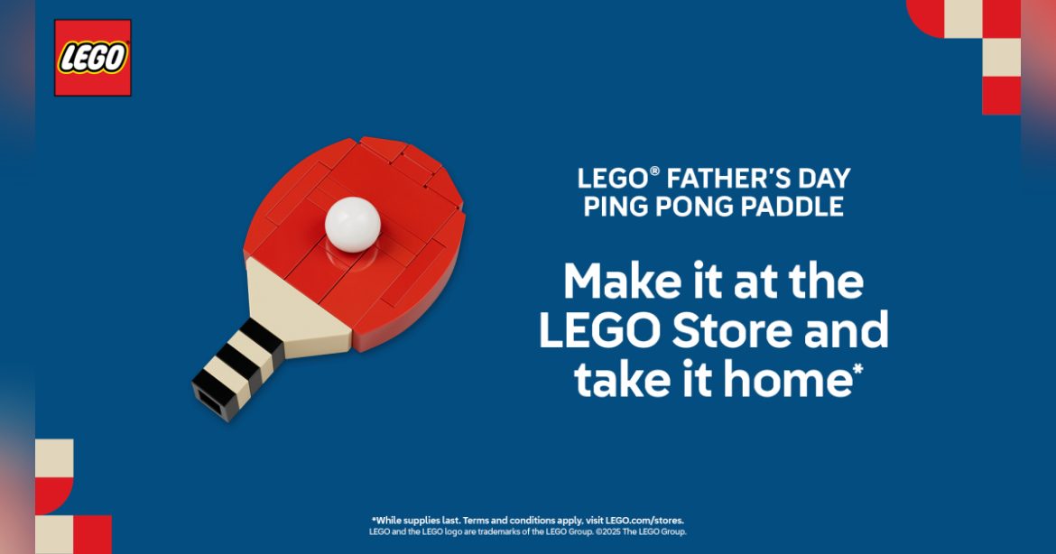 Build a LEGO® Father's Day Paddle at The LEGO® Store and take it home ...