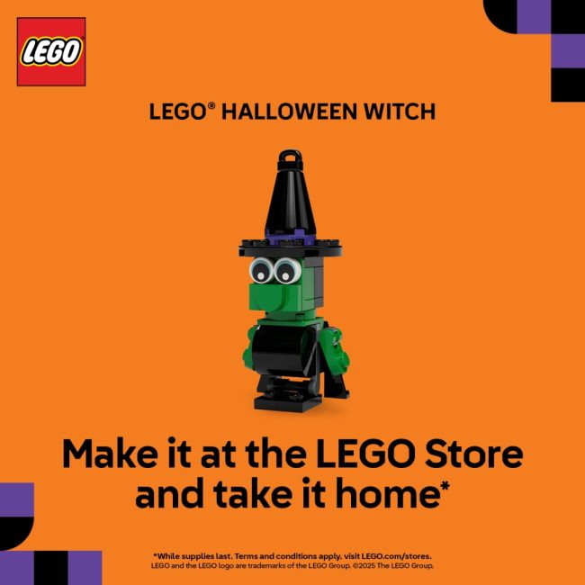 Build a LEGO® Witch at The LEGO Store and take it home with you ...